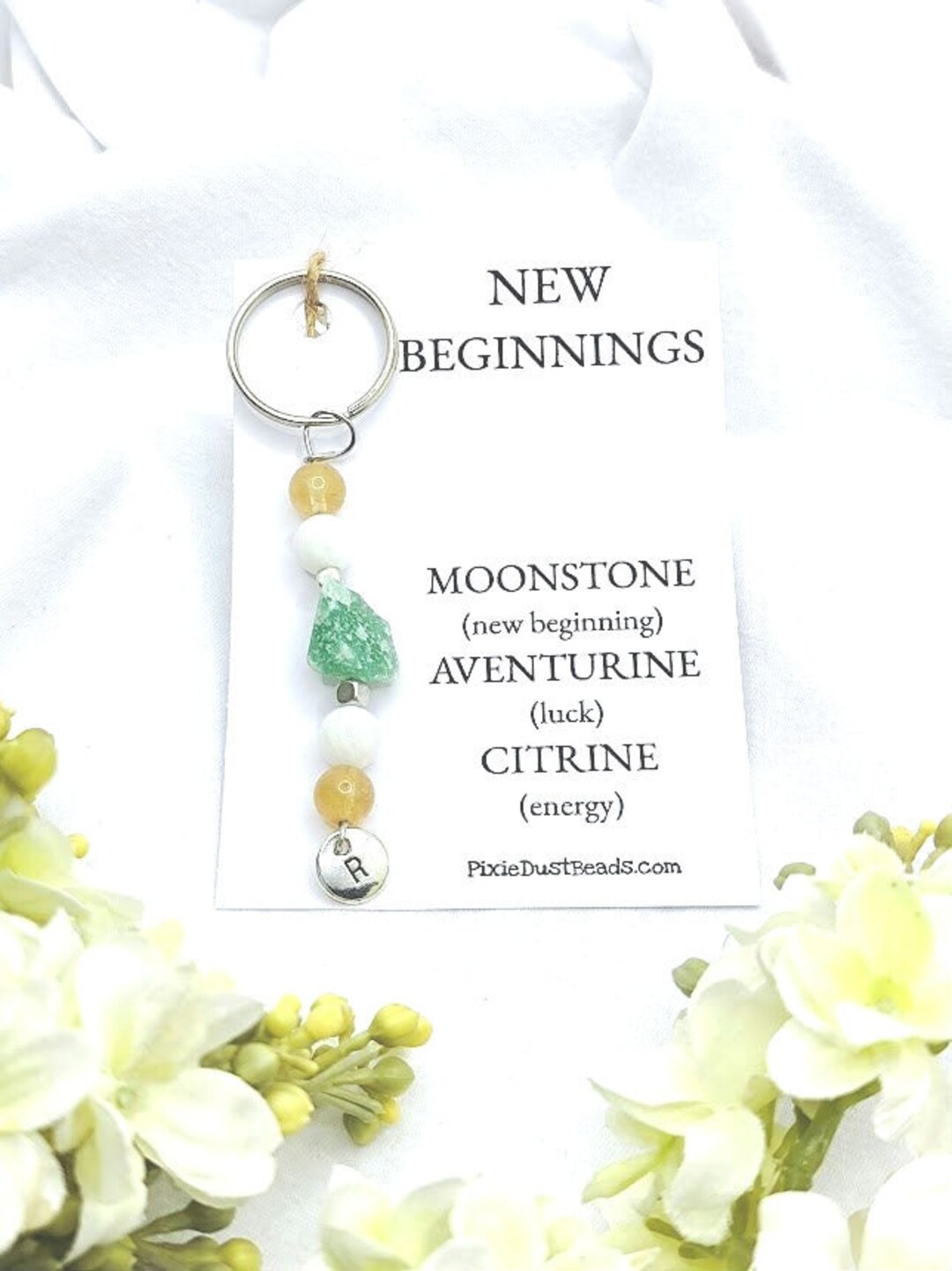 NEW BEGINNINGS Crystal KEYRING New Beginnings Gift New Beginning ...