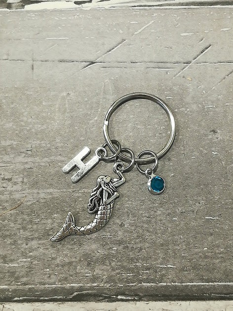 Mermaid Key Ring Mermaid Keychain Sea Life Keyring | Etsy UK
