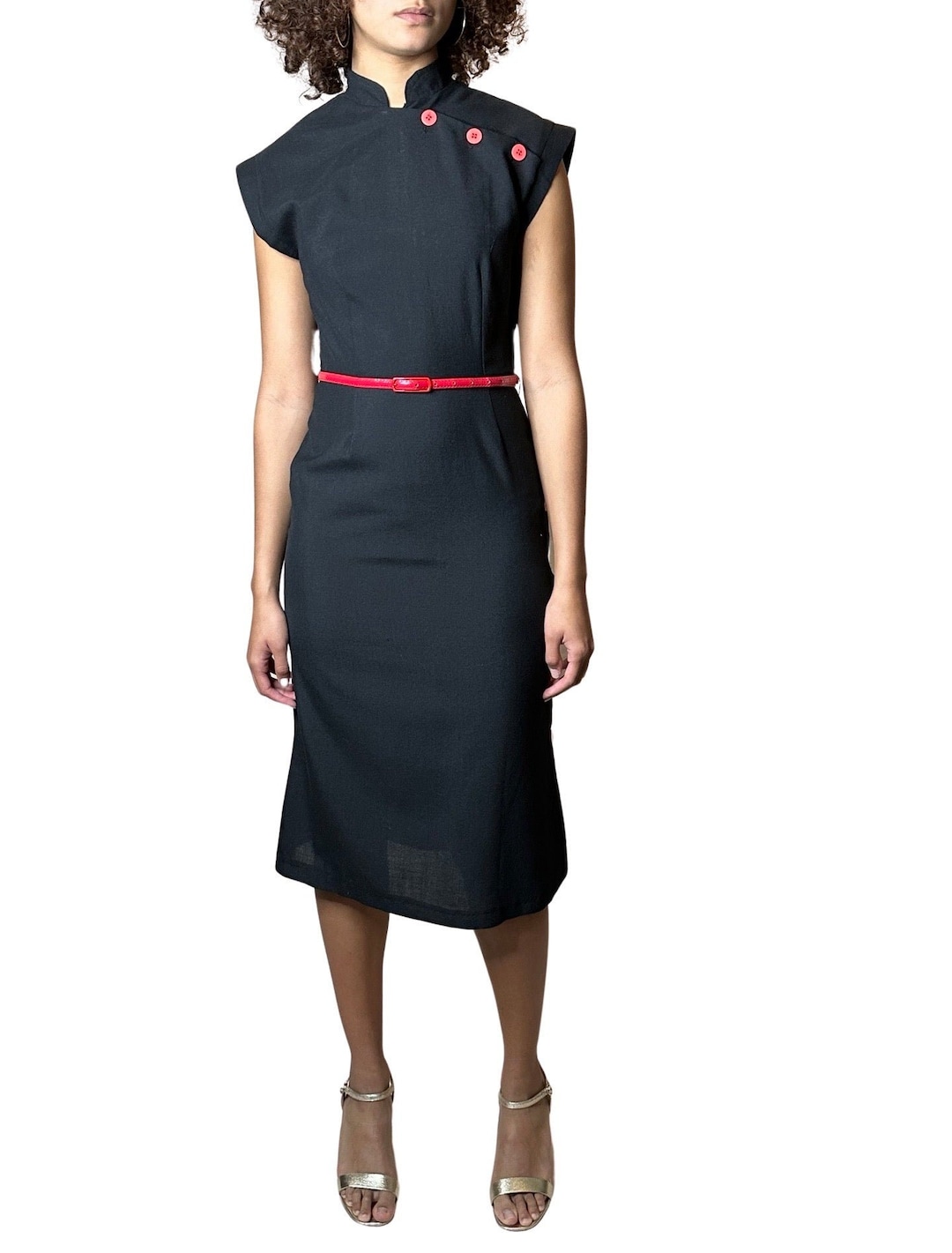 Original 1980's Vintage Chelsea Girl Little Black Dress UK - Etsy