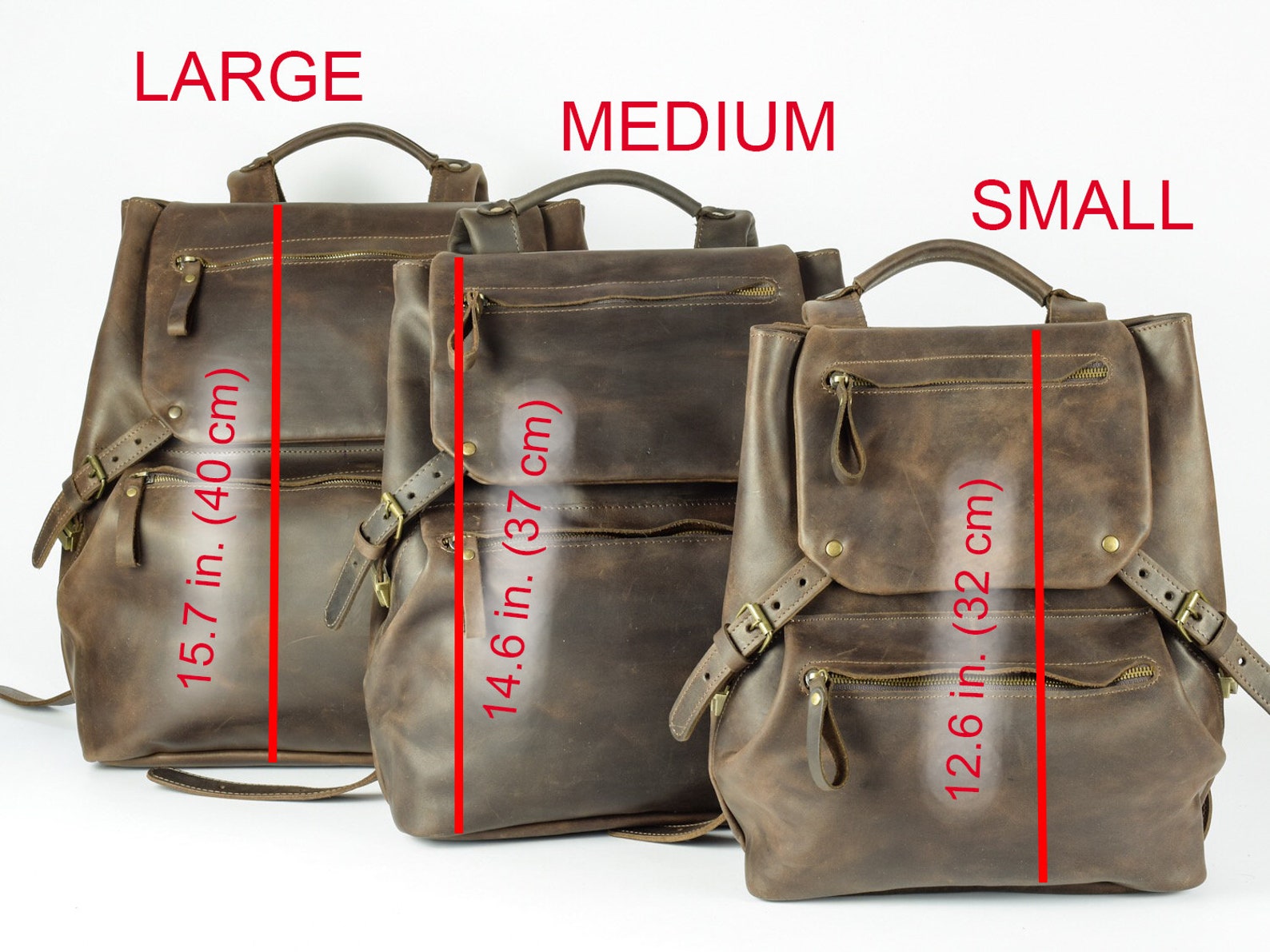 Brown Leather Backpack Purse Women/leather Backpack - Etsy