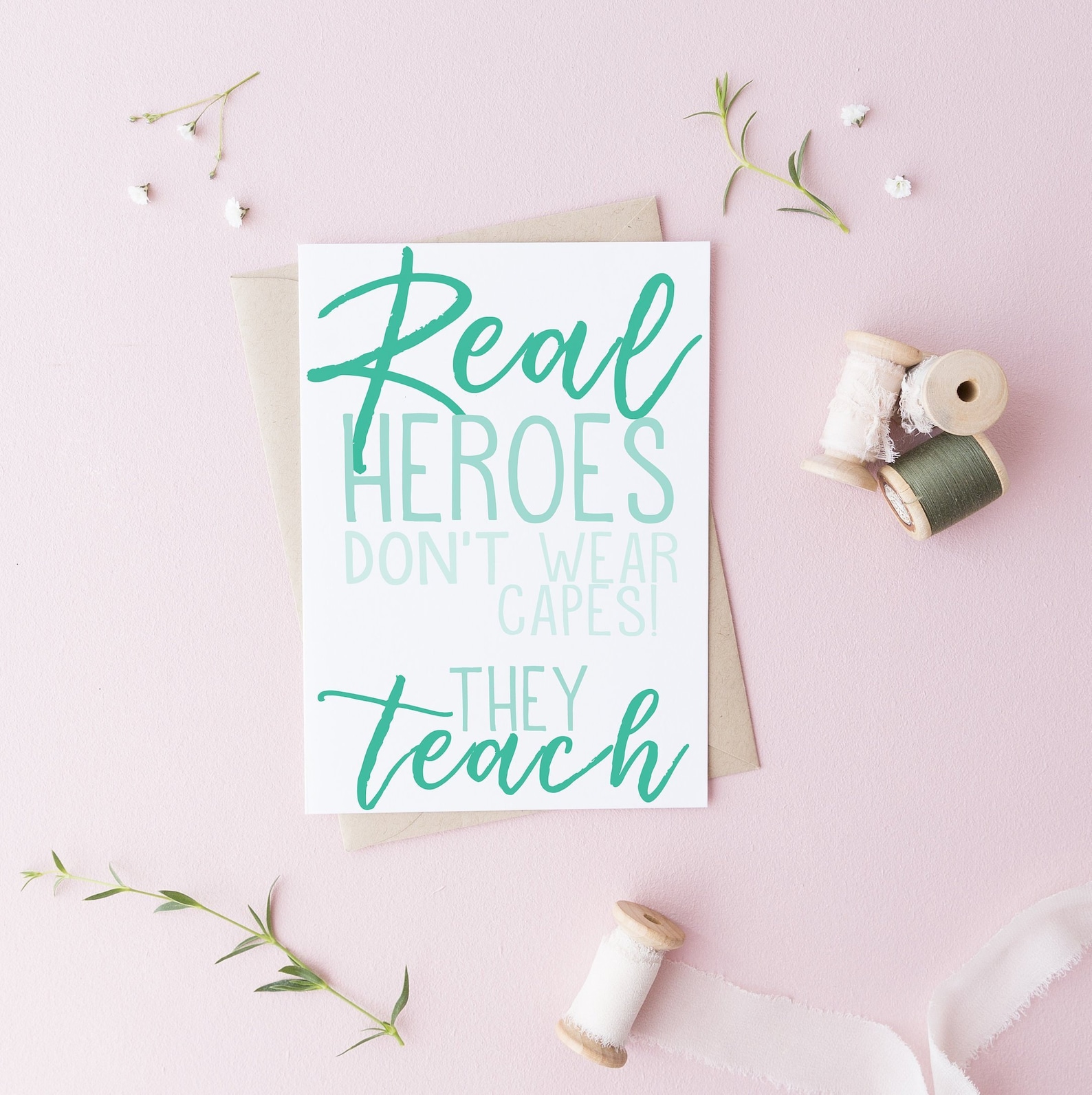 Hero Teacher Printable Card Printable Greetings Card Teacher | Etsy