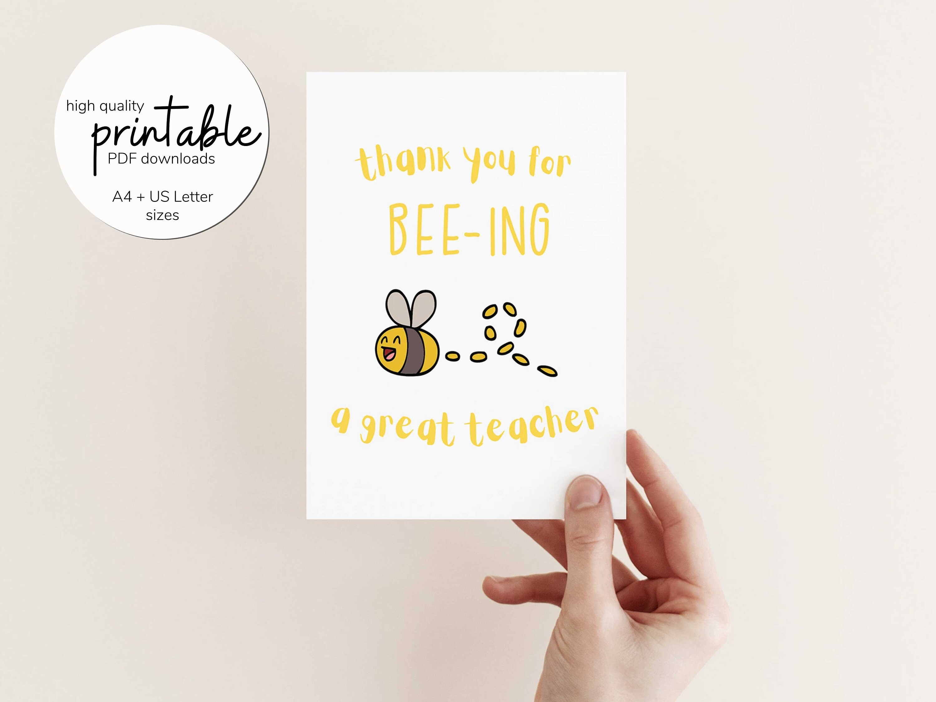 Teacher Appreciation Card Printable Card for Teachers - Etsy