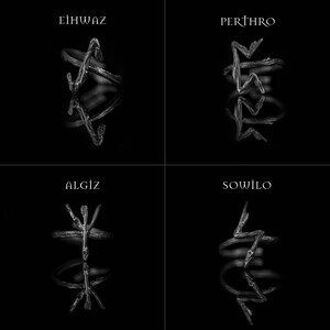 Rune Silver Ring, Viking Runes Rings, Pagan Rings, Mannaz, Algiz, Gebo ...