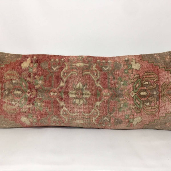 Red Lumbar Pillow - Etsy