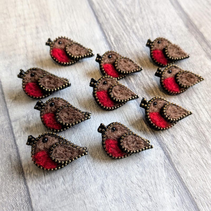 Felt Robin - Etsy UK