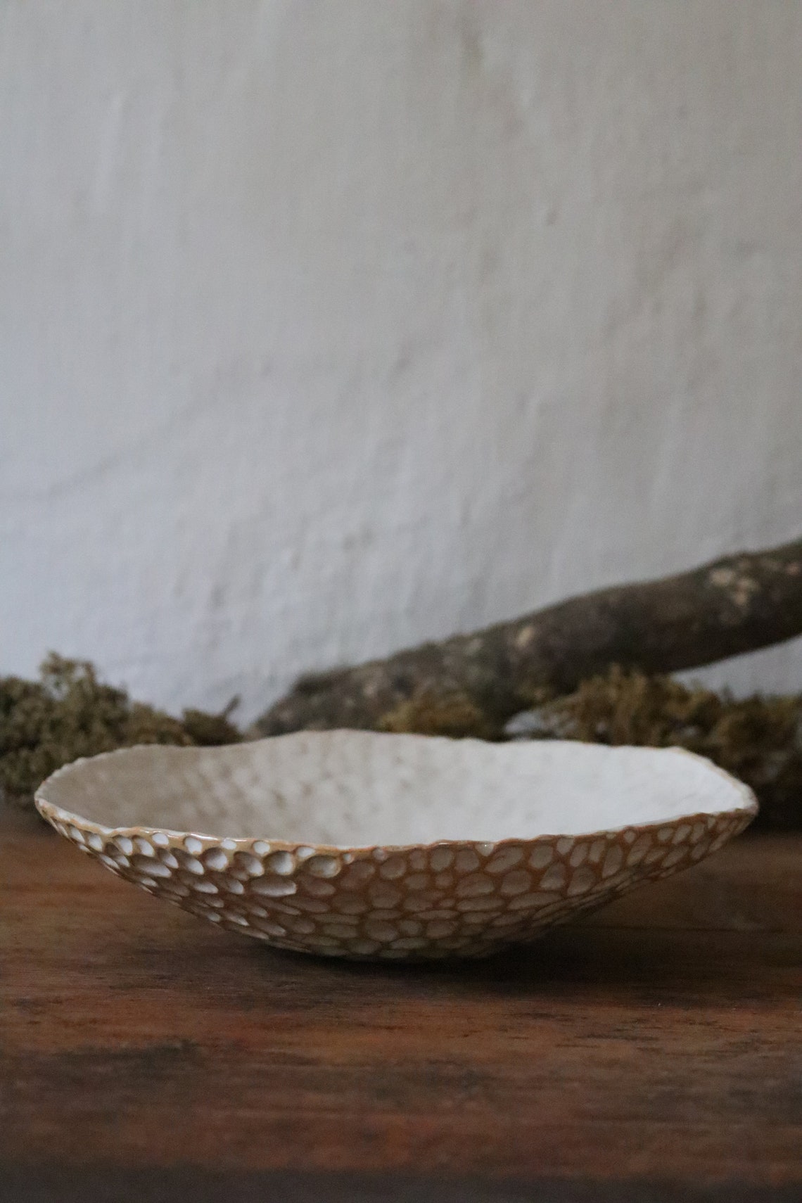 Structure Bowl Pottery Modern Ceramic White - Etsy