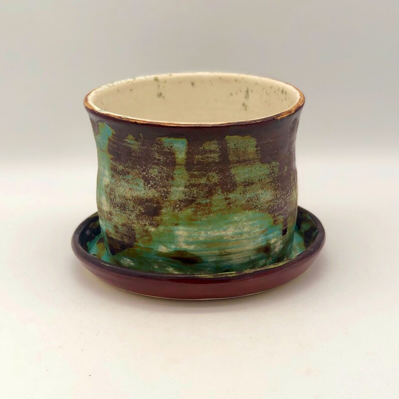 Rustic Matte One Piece Wheel Thrown Stoneware Planter - Etsy