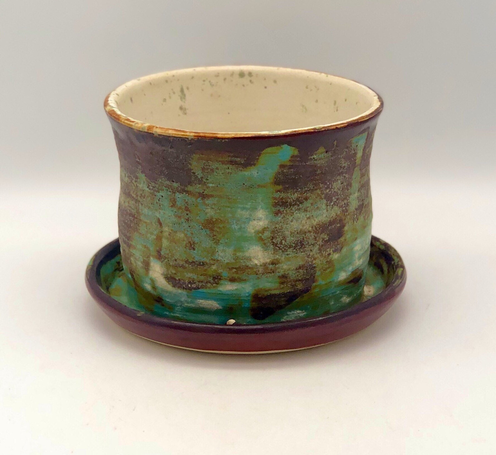 Rustic Matte One Piece Wheel Thrown Stoneware Planter - Etsy