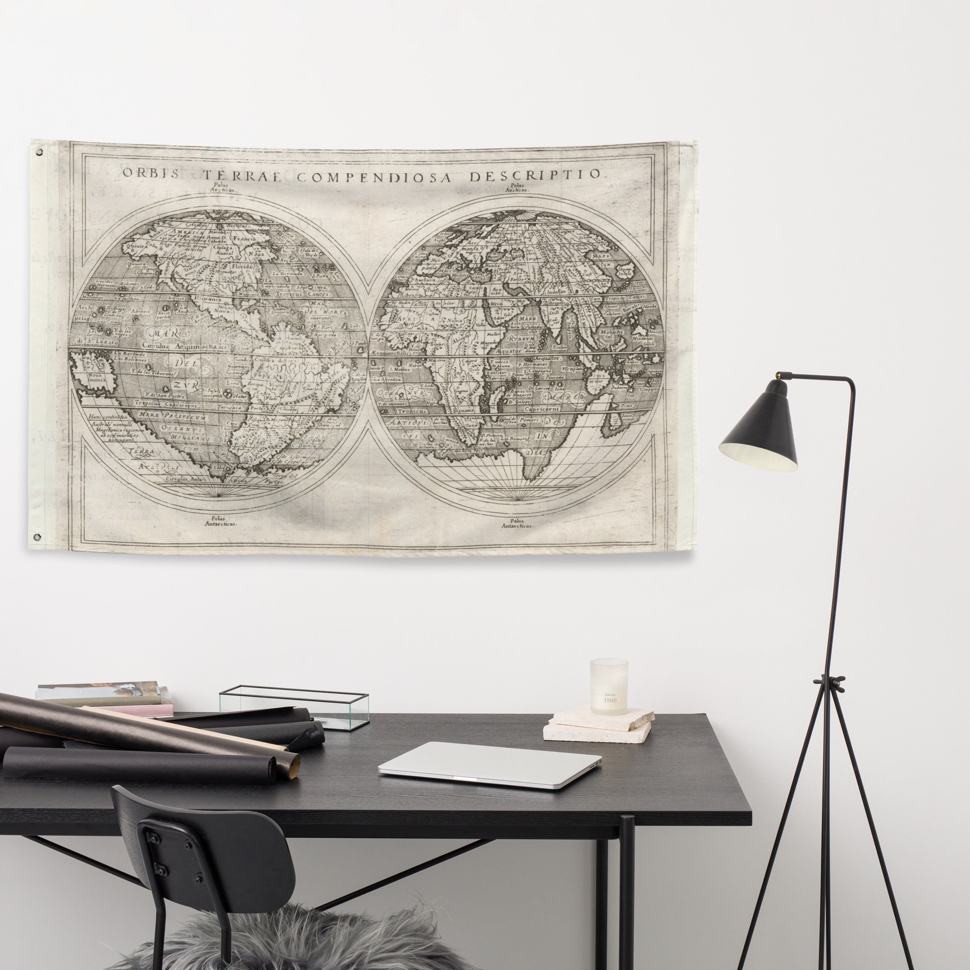 Old World Map Tapestry - Etsy