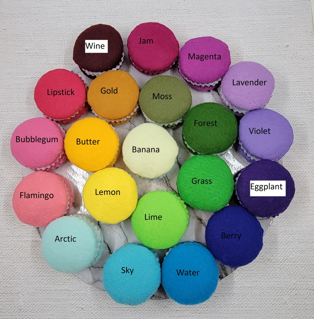 Dramatic Play Macaroons - Etsy