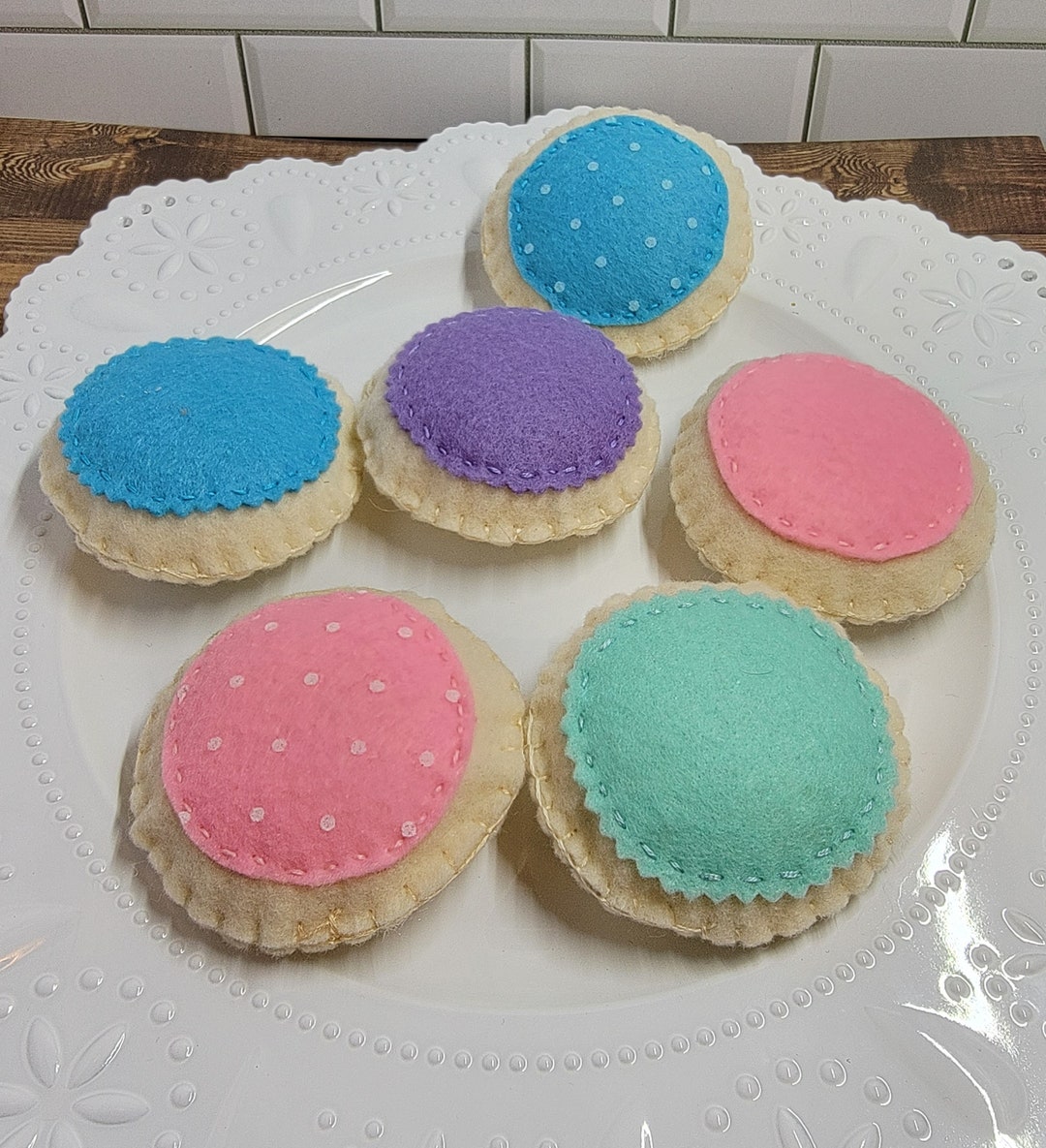 Dramatic Play, Felt Food Cookies - Etsy