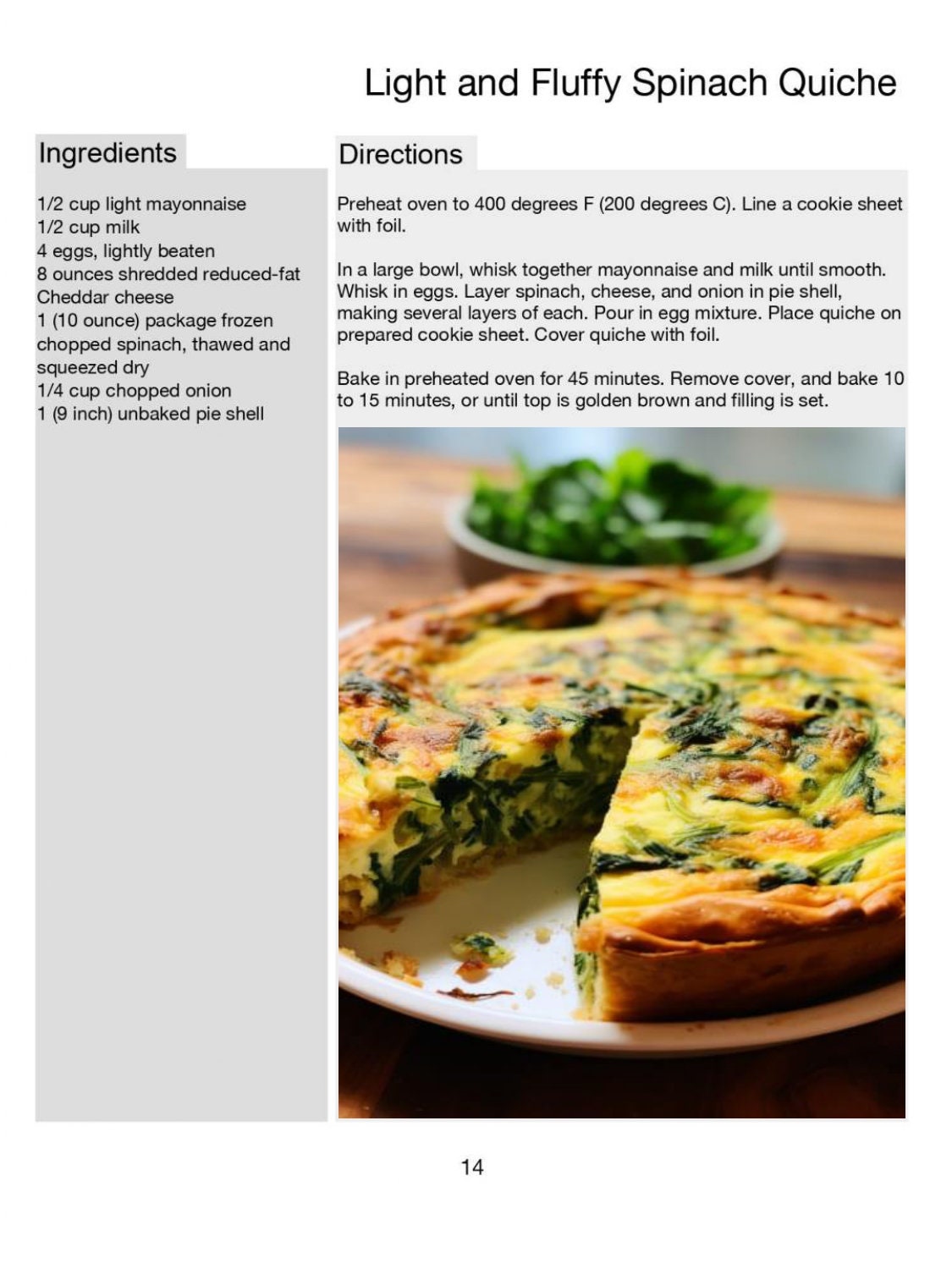 150 Quiche Recipes Instant Download Quiche Cookbook - Etsy Australia