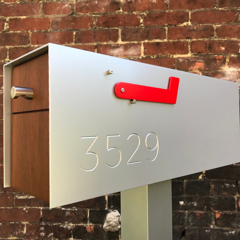 Modern Mailbox Numbers - Etsy