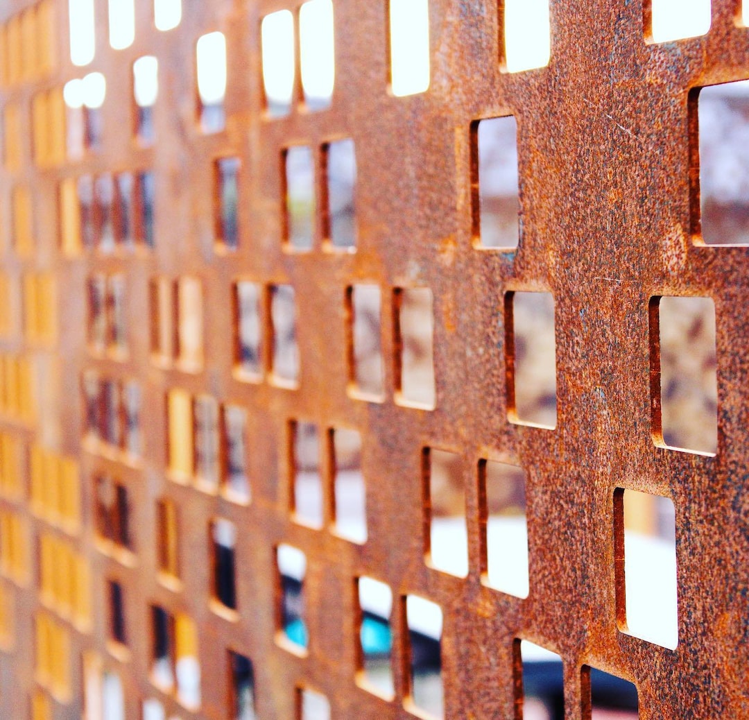 1/8" Hot Rolled Steel Square Fence Screen 48"x48" - Etsy