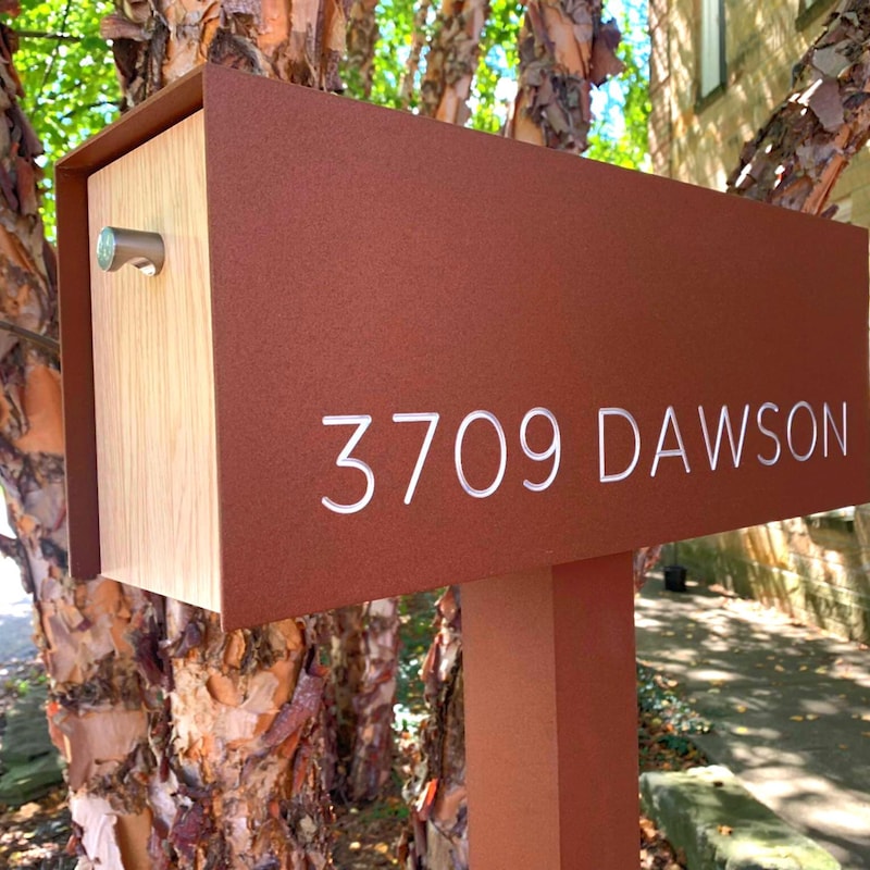Corten Address Sign - Etsy