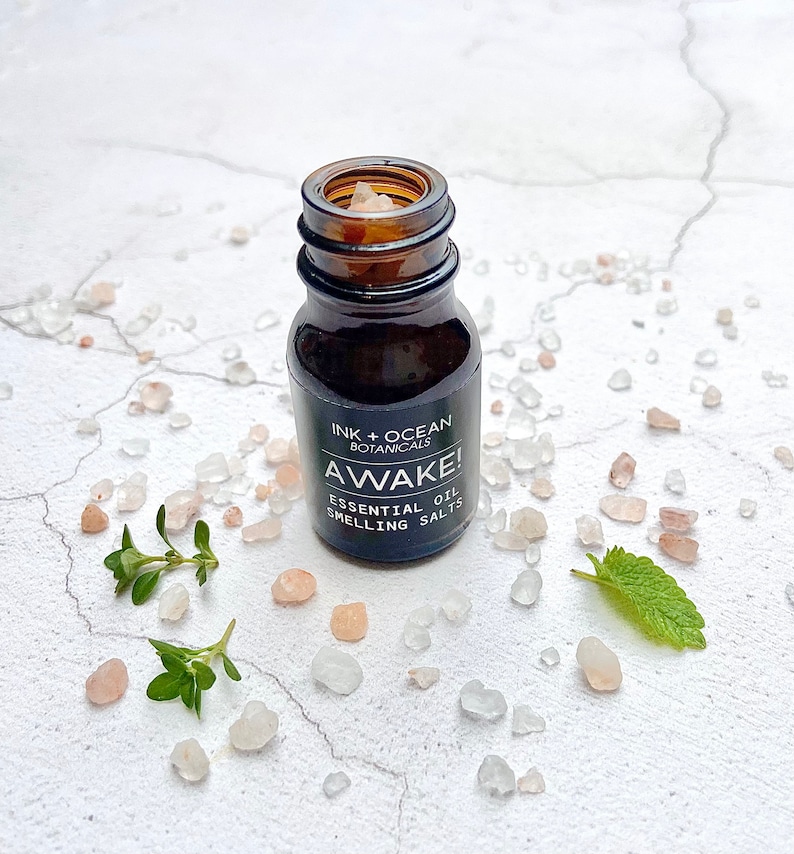 Awake! Smelling Salts, Uplifting, Aromatherapy, Essential Oils, Pink ...