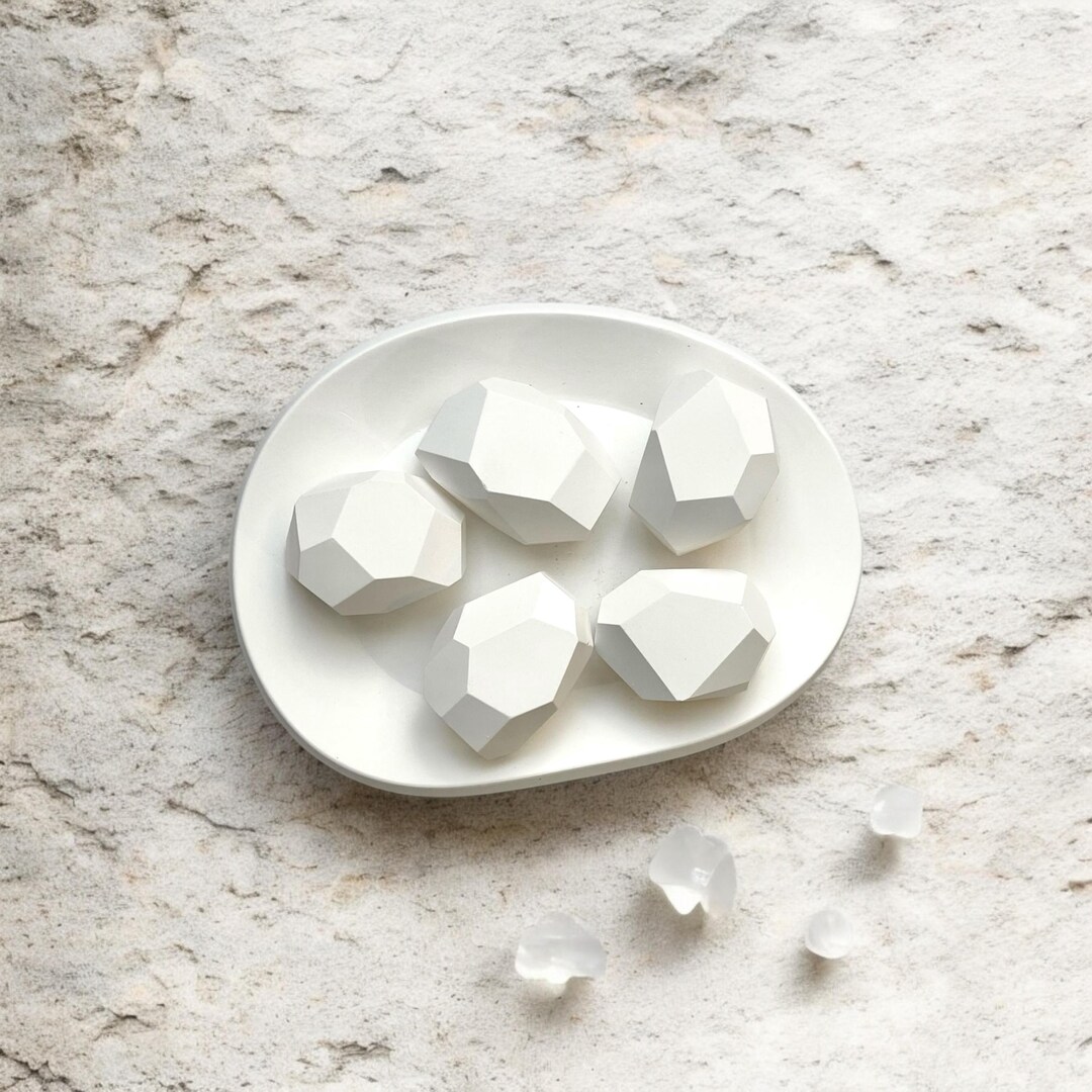Gemstone Shape Aroma Stone Diffuser Made From Natural Plaster Cast ...