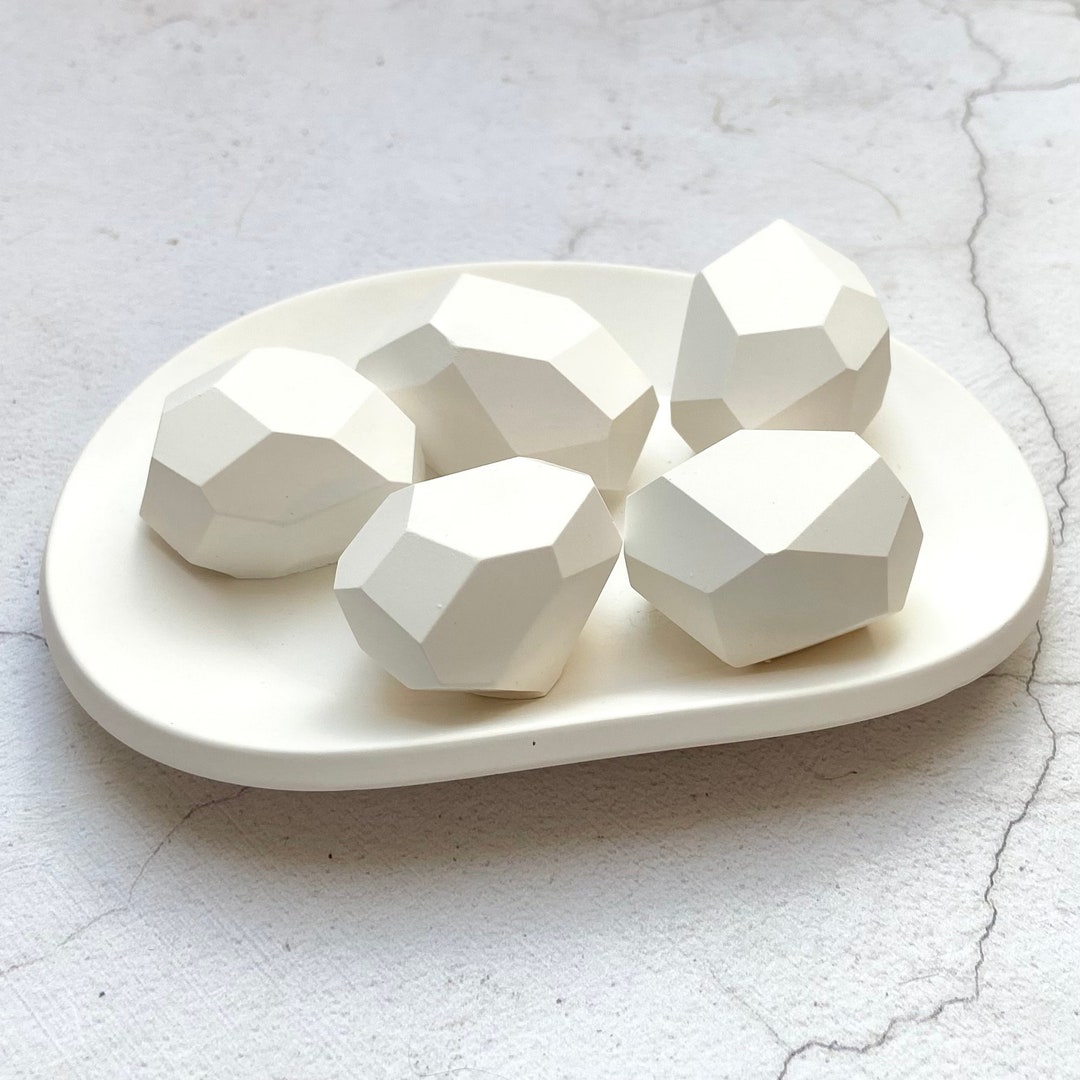 Gemstone Shape Aroma Stone Diffuser Made From Natural Plaster Cast ...