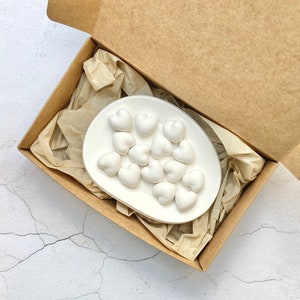 Heart Shape Aroma Stone Diffuser Made From Natural Plaster Cast ...