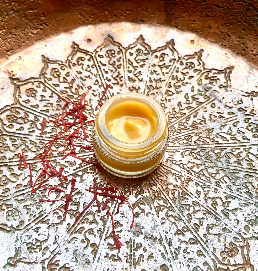 Saffron Lumen Perfume Unguent, Natural Semi-solid Avant-garde Botanical ...