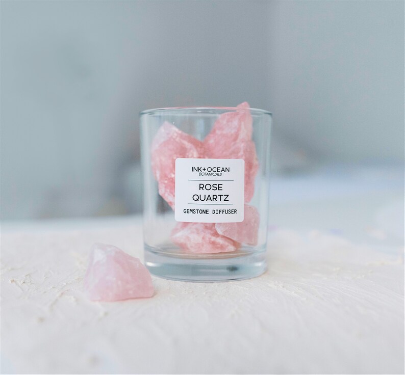 Rose Quartz Gemstone Crystal Diffuser Potpourri Essential | Etsy
