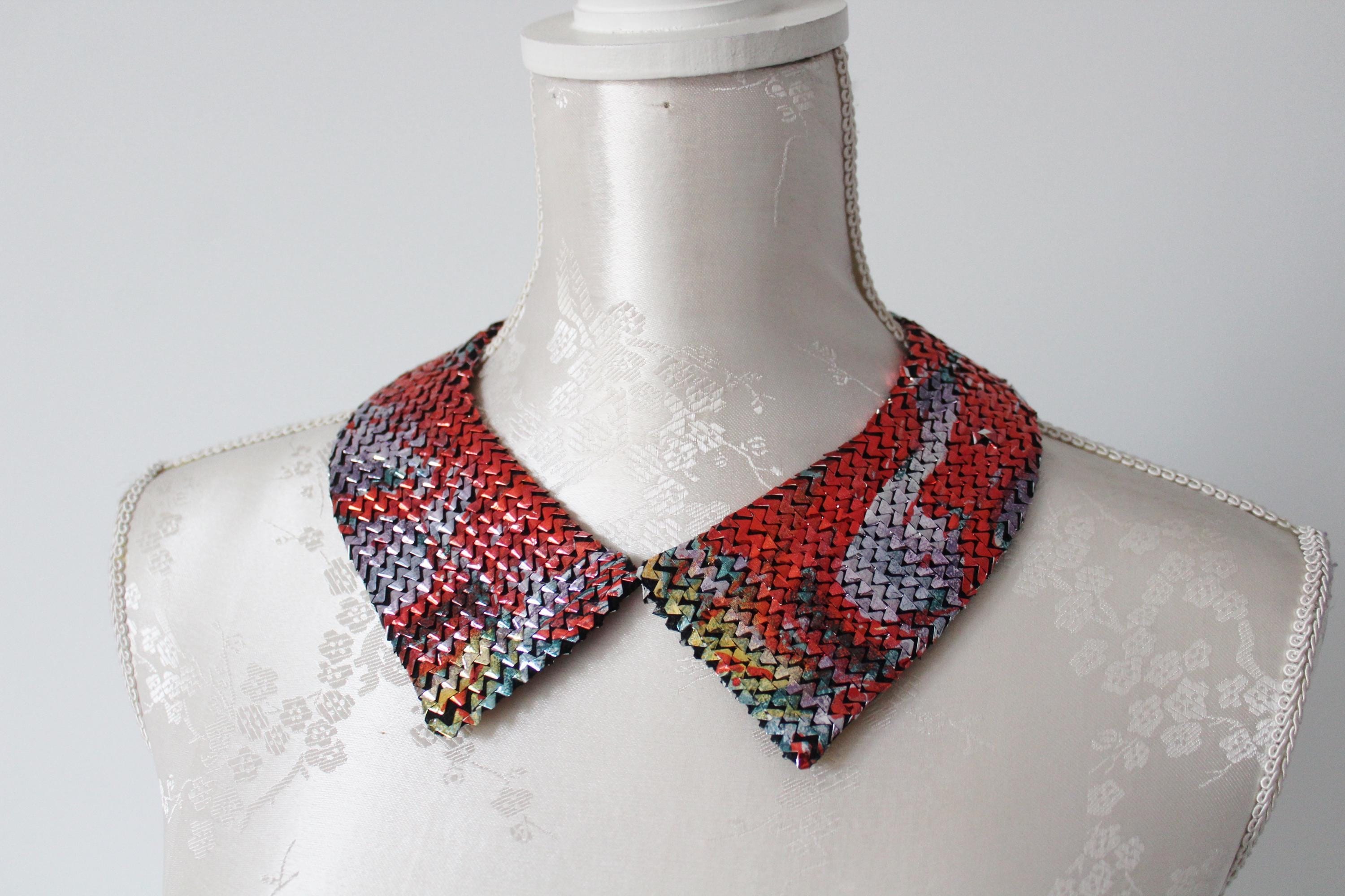 Red Purple Yellow Collar Necklace Detachable Accessories for Women ...