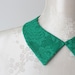 Green Lace Collar Necklace Pointy Shape Detachable Removeable Women ...