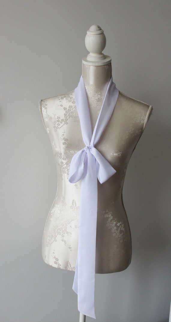 White skinny scarf store