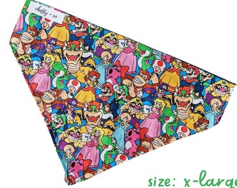 Dog Super Mario Bandana - Etsy