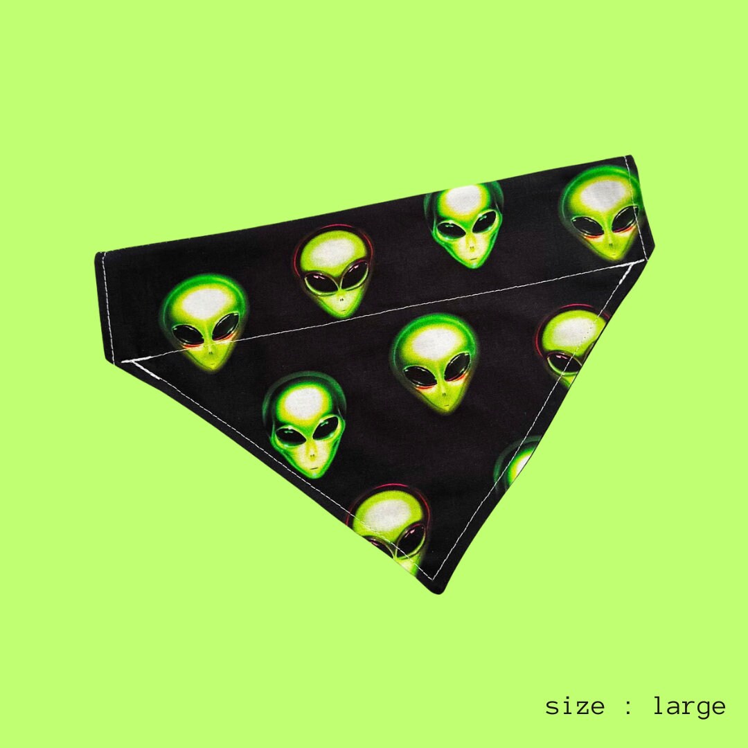 Area 51 Alien Invasion Slip on Dog Bandana by Cheffy and Co - Etsy
