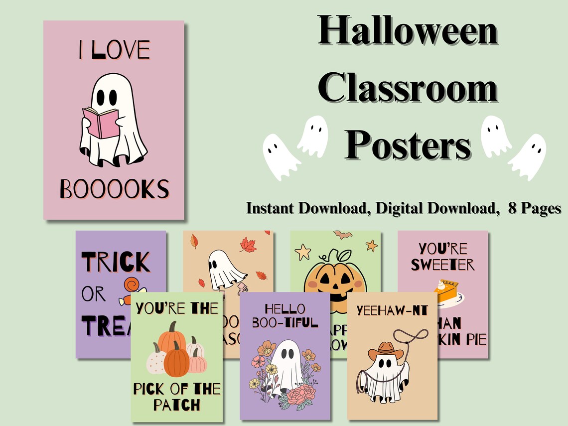 Halloween Classroom Posters - Classroom Decor - Halloween - Classroom ...