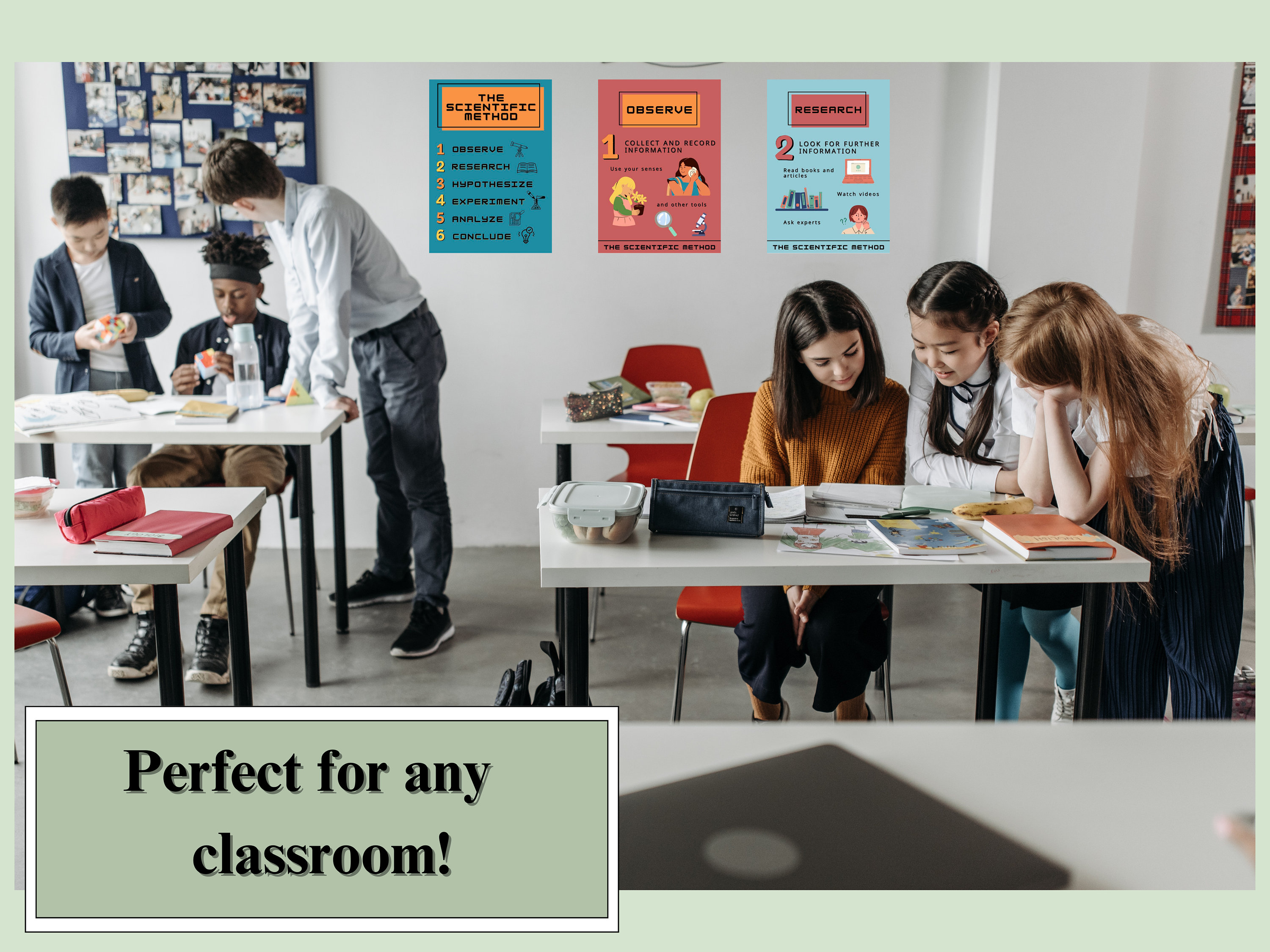 The Scientific Method Classroom Posters Instant Download Science ...