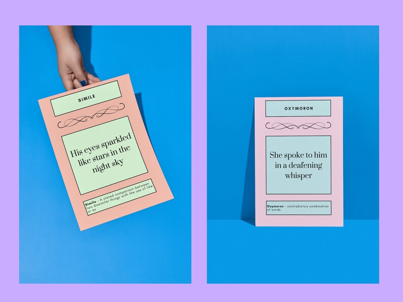 Literary Devices Classroom Posters - Classroom Decor - English Teacher ...