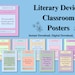 Literary Devices Classroom Posters - Classroom Decor - English Teacher ...