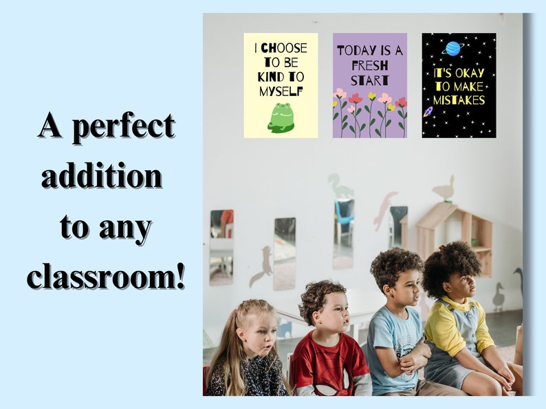 Positive Affirmation Classroom Posters - Instant Download - Positive ...