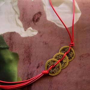 Feng Shui Lucky Coin Charm: Chinese Amulet for Wealth & Prosperity - Etsy