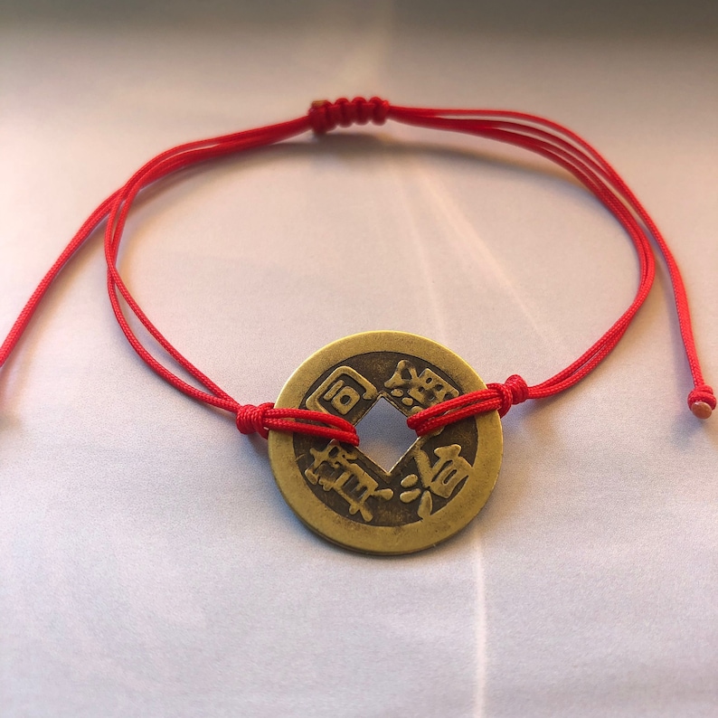 Feng Shui Lucky Coin Charm: Chinese Amulet for Wealth & Prosperity - Etsy
