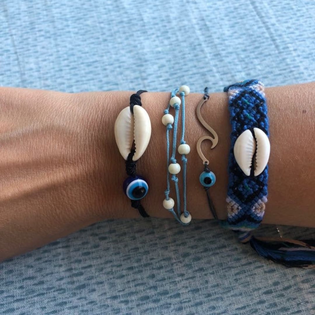 Surfer Unisex Bracelet, Waterproof Ocean Jewelry, Beach Bracelet Set ...