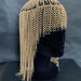 Gold Chain Wigs Gold Wig Gold Hair Chain Head Dress Fashion - Etsy