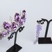 Wedding Crown With Purple Stones Medieval Baroque Crown High - Etsy