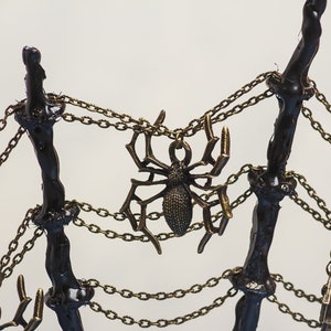 Black Spider Crown Halloween Costume Headdress Gothic Diadem Black ...