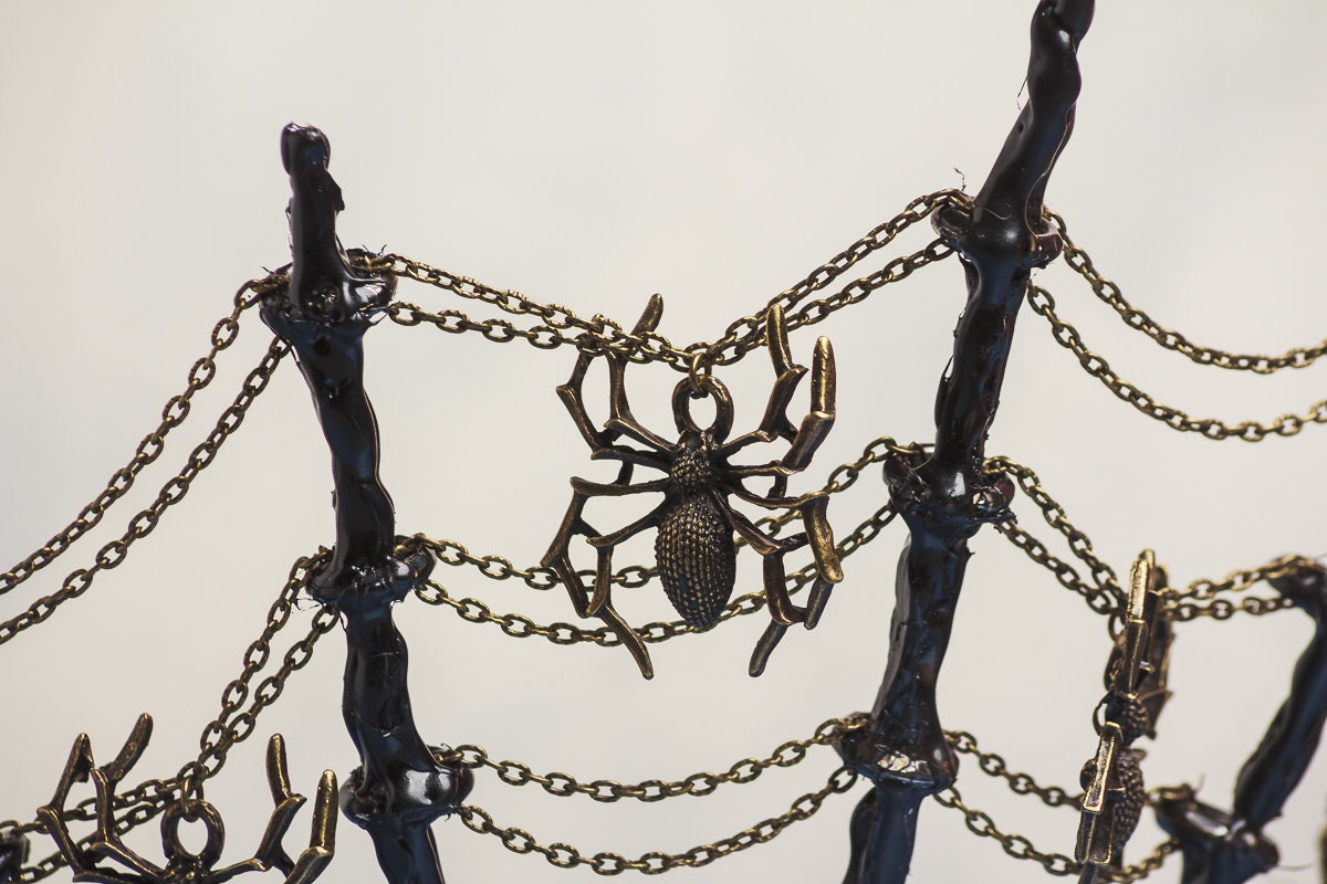 Black spider crown Halloween costume headdress Gothic diadem | Etsy