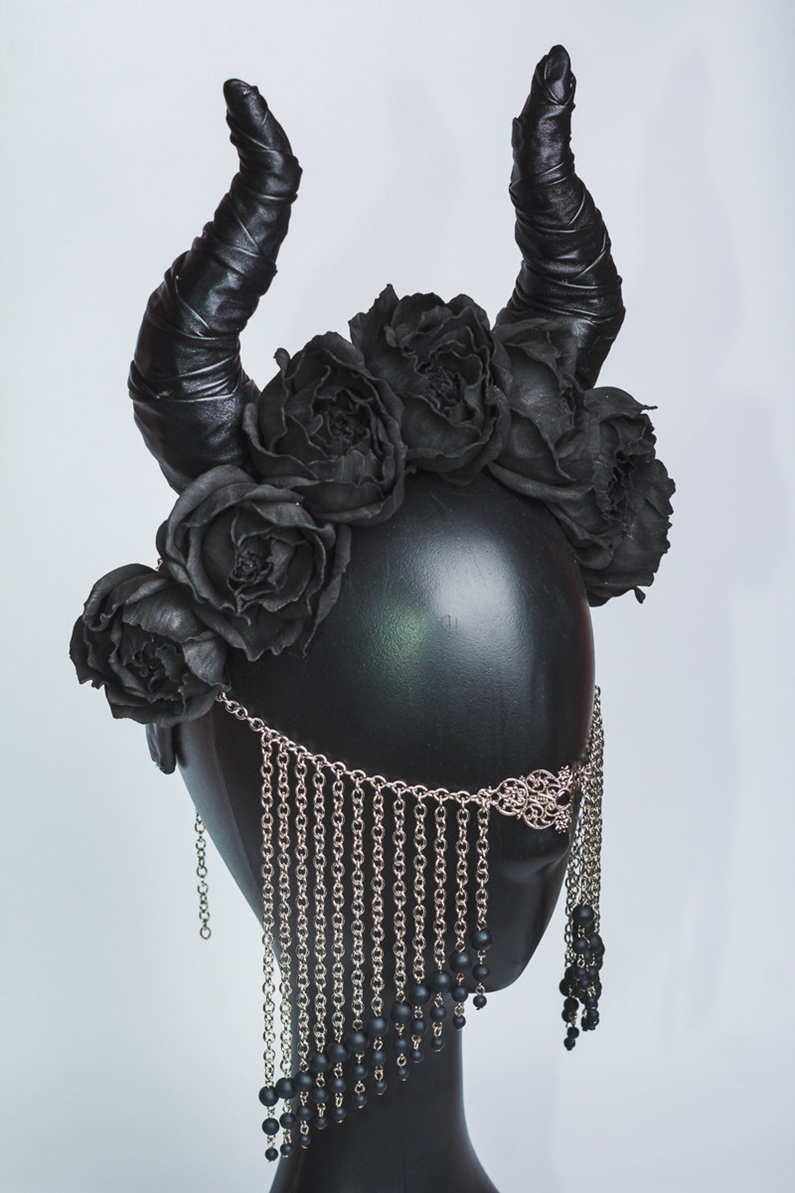 Burning Man Headpiece Demon Horns Crown Devil Headdress - Etsy