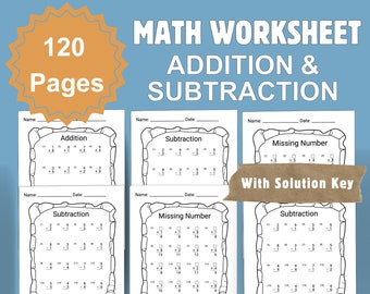 1st Grade Math Worksheet First Grade Math Printable Kindergarten Math ...