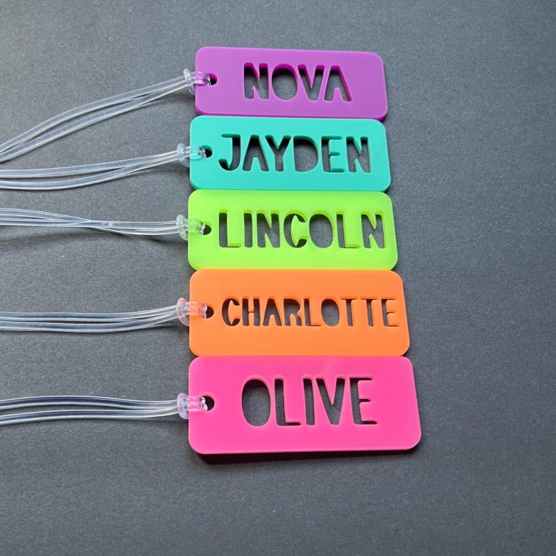 Kids Luggage Tags - Etsy