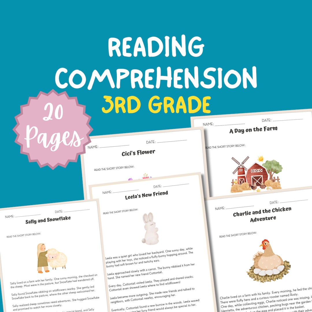 3rd Grade Reading Comprehension Worksheet Grade 3 Reading Passage Third ...