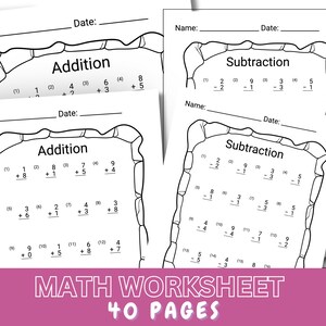 Kindergarten 1st Grade Summer Review Math Practice 1st Grade Summer ...