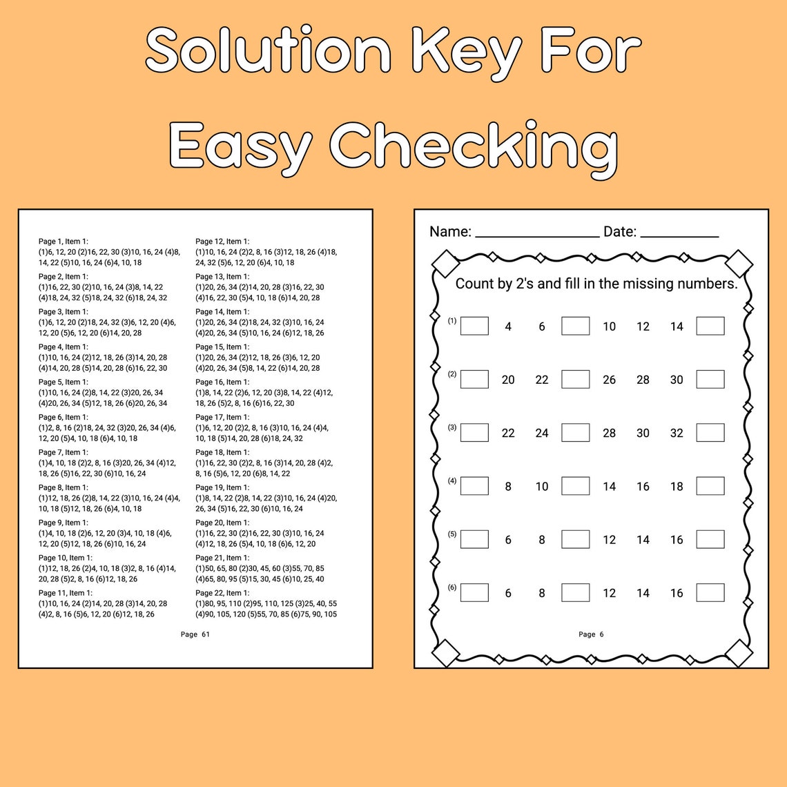 Skip Counting Worksheet Grade 1 Skip Counting 2 Printable Counting by 2 ...