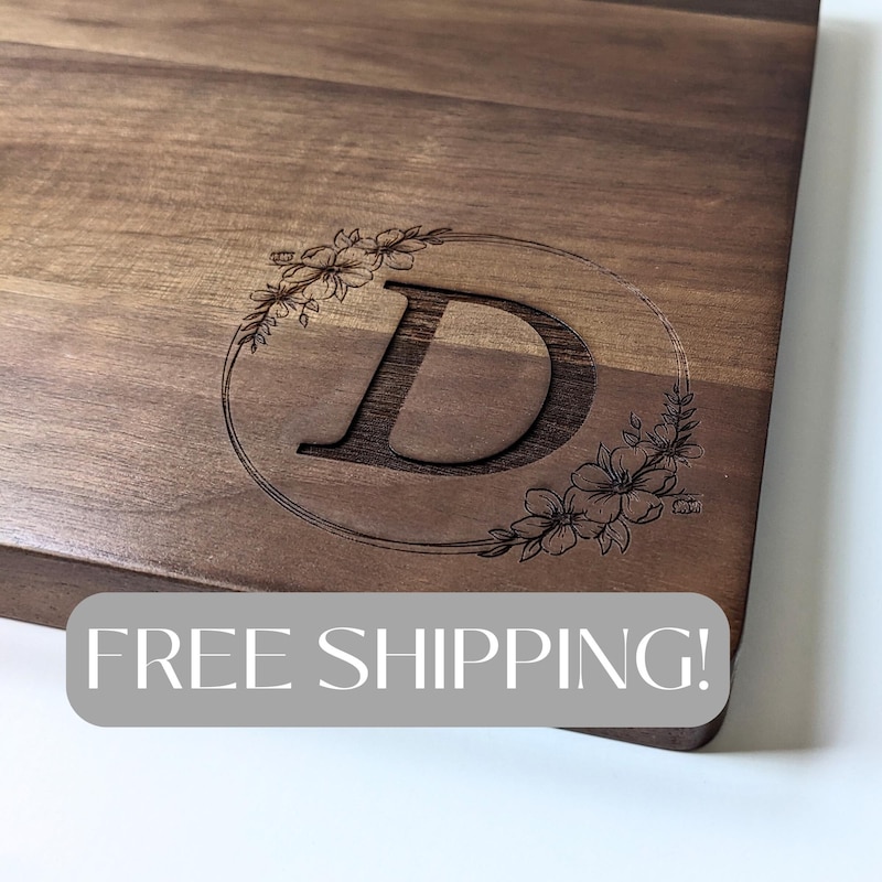 Monogram Cutting Board - Etsy
