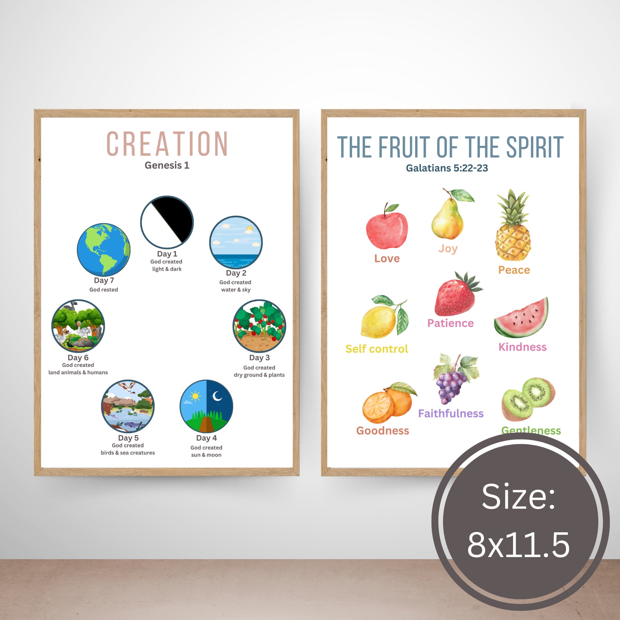 Sunday School Poster Armor of God Poster Printable Christian School ...